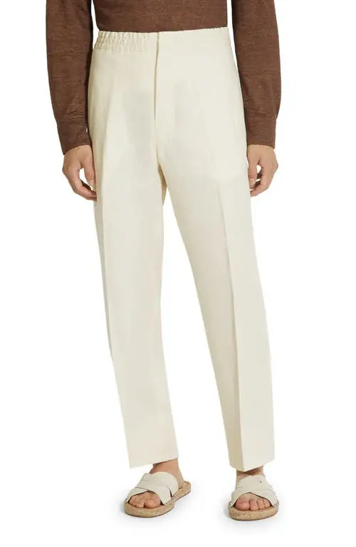 Zegna Oasi Linen Trousers - Calcare