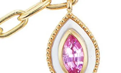 ORLY MARCEL Marquise Eye Charm Chain Necklace