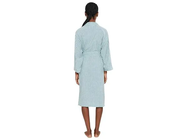 Eberjey Nautico Robe Robe Regatta Stripe Seagrass/white