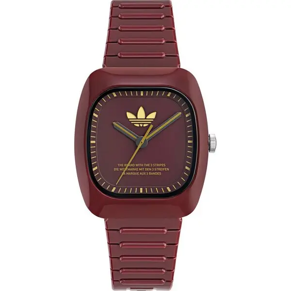 Adidas Ao Bracelet Watch - Burgundy