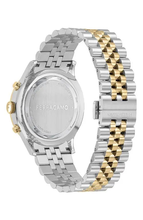 FERRAGAMO Duo Chronograph Bracelet Watch - Two Tone