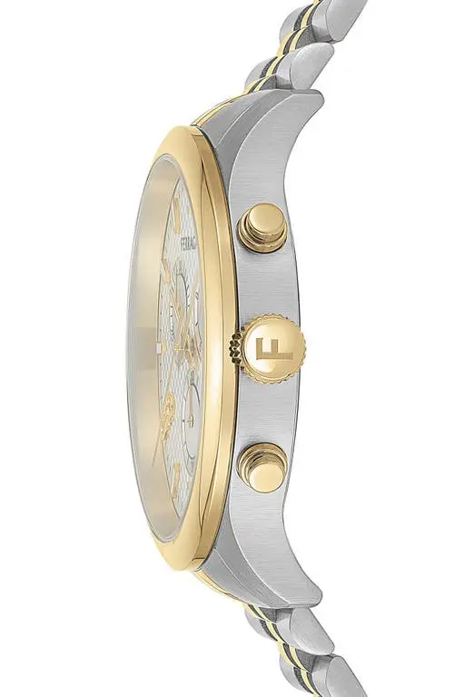 FERRAGAMO Duo Chronograph Bracelet Watch - Two Tone