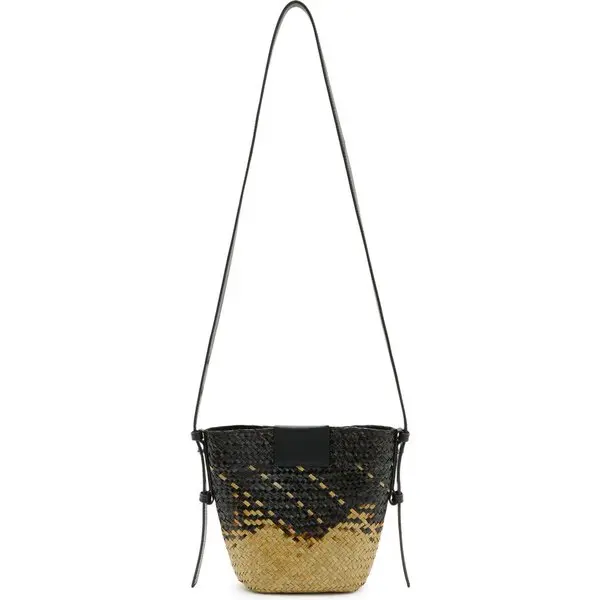ALLSAINTS Ebro Straw Crossbody Bag