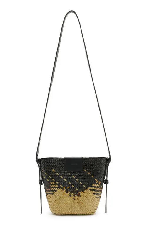ALLSAINTS Ebro Straw Crossbody Bag