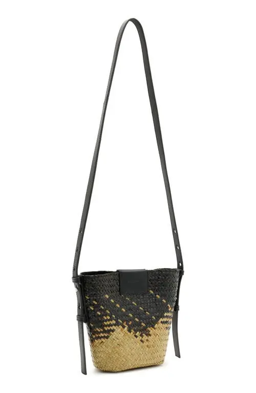 ALLSAINTS Ebro Straw Crossbody Bag