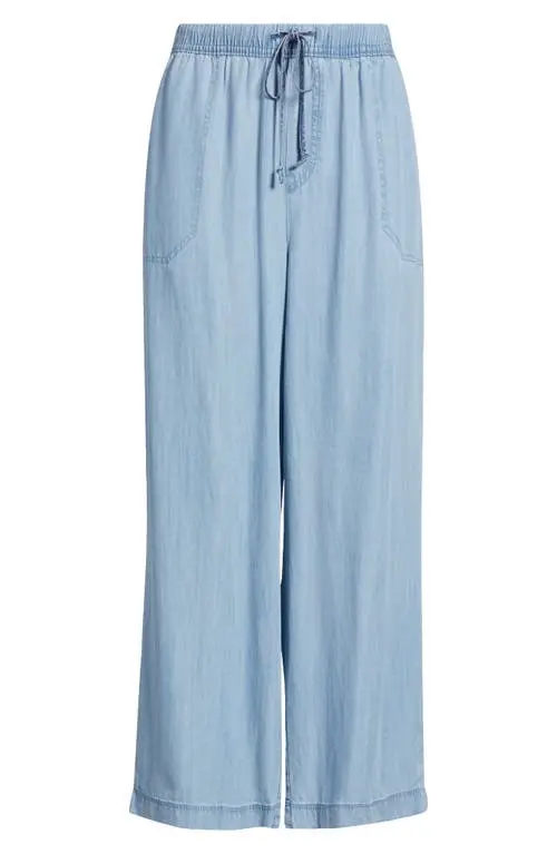 BEACHLUNCHLOUNGE Inaya Chambray Drawstring Pants - Light Wash