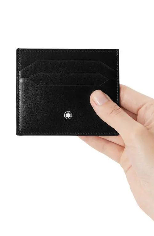 Montblanc Meisterstück Leather Card Case - Black
