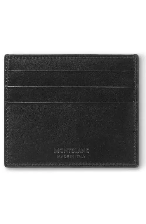 Montblanc Meisterstück Leather Card Case - Black