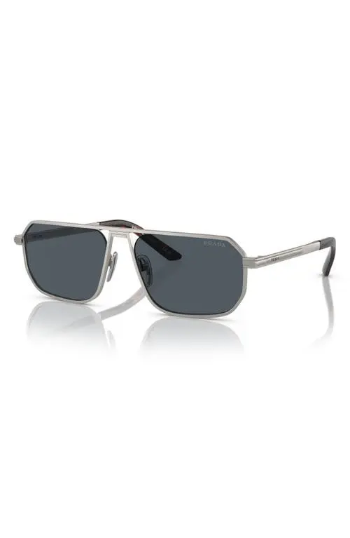 Prada 59mm Pillow Sunglasses - Matte Grey