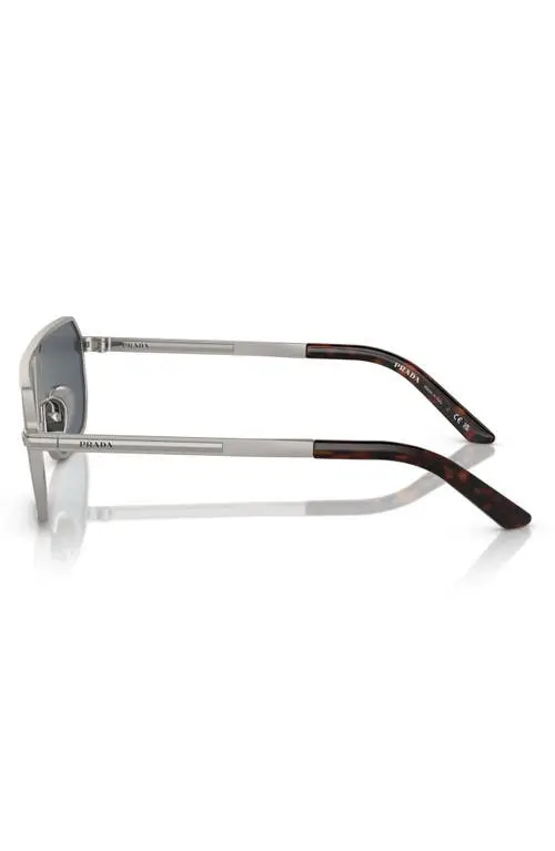Prada 59mm Pillow Sunglasses - Matte Grey