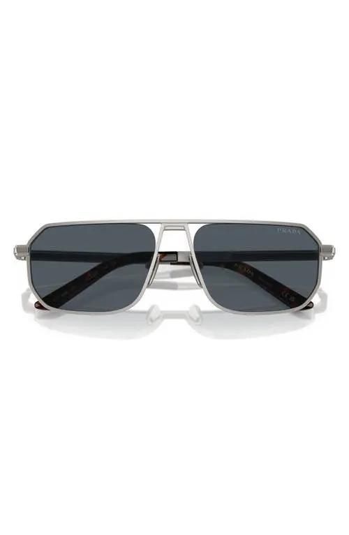 Prada 59mm Pillow Sunglasses - Matte Grey