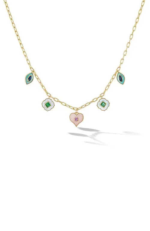 ORLY MARCEL Light Symbols Charm Necklace - Multi