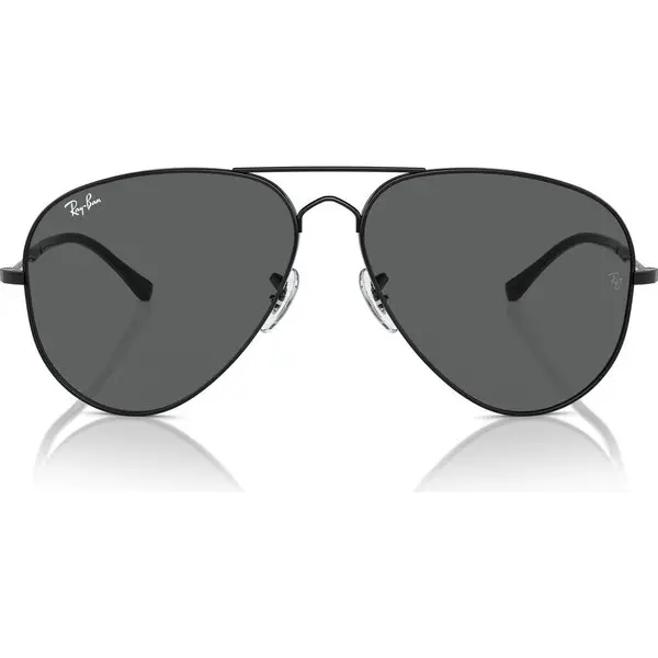 Ray-ban Aviator 58mm Sunglasses - Black