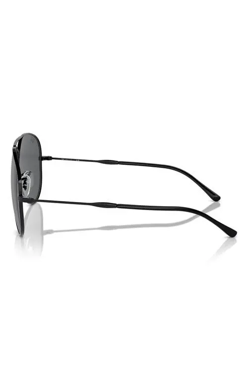 Ray-ban Aviator 58mm Sunglasses - Black