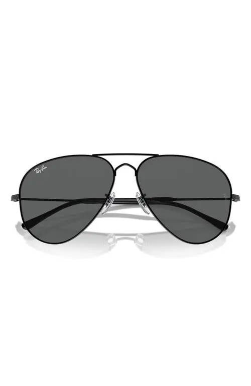 Ray-ban Aviator 58mm Sunglasses - Black