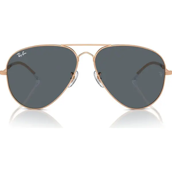 Ray-ban Aviator 58mm Sunglasses - Rose Gold
