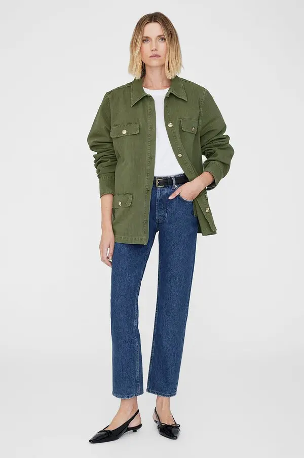 ANINE BING Corey Jacket - Army Green