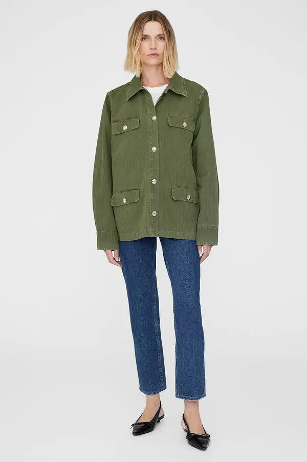 ANINE BING Corey Jacket - Army Green