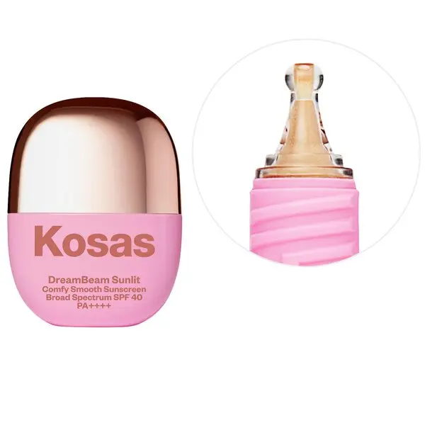 KOSAS Mini Silicone-free Mineral Sunscreen Spf 40 With Ceramides And Peptides - Dreambeam Sunlit
