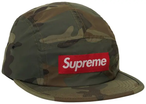 Supreme Reflective Camo Camp Cap - Olive
