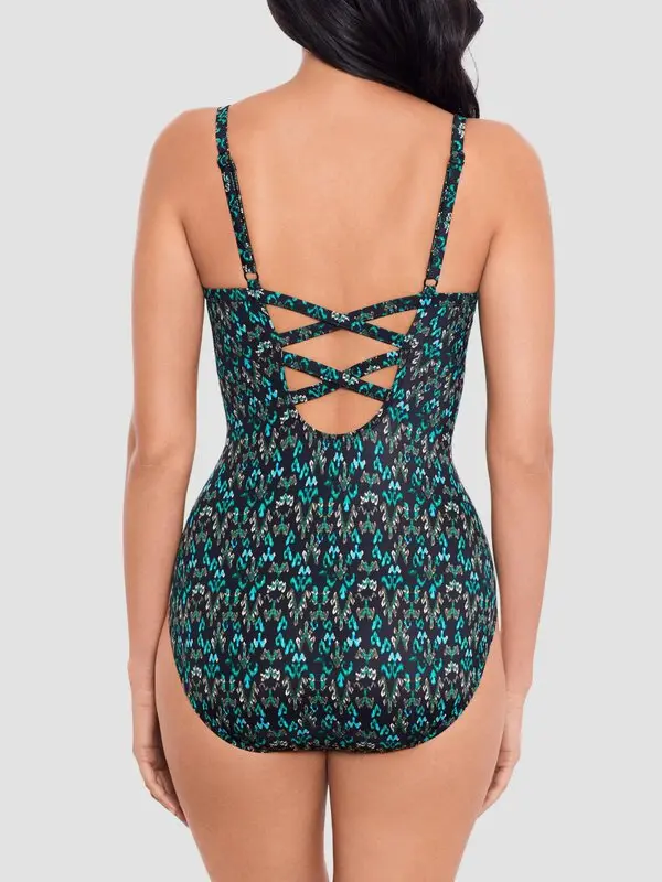 Miraclesuit Bijoux Captivate One-piece Swimsuit - Black Multi