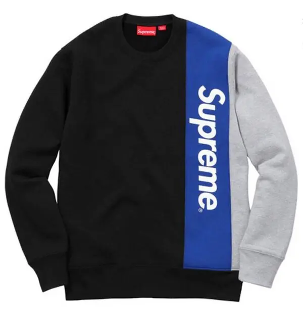 Supreme Panelled Crewneck Sweatshirt