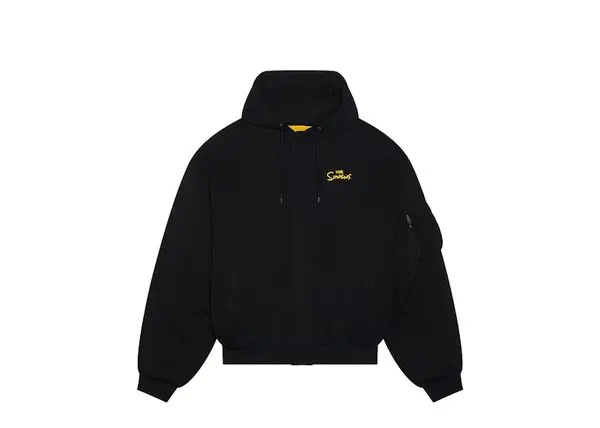 Balenciaga X The Simpsons Padded Bomber Hoodie