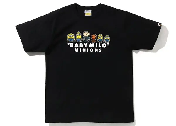 A BATHING APE X Minions 05 Tee Shirt - Black