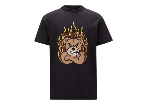 Moncler X Palm Angels Bear Motif T-shirt - Black