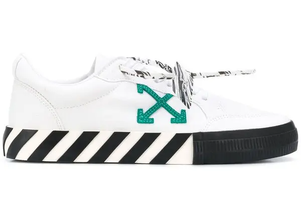 Off-White Off Arrow Low Top - White/green/black