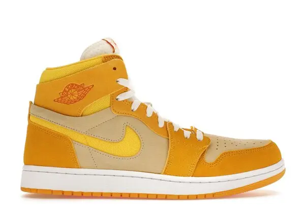 JORDAN 1 High Zoom Air Cmft 2 Sneakers - Yellow Ochre/tour Yellow/pale Vanilla