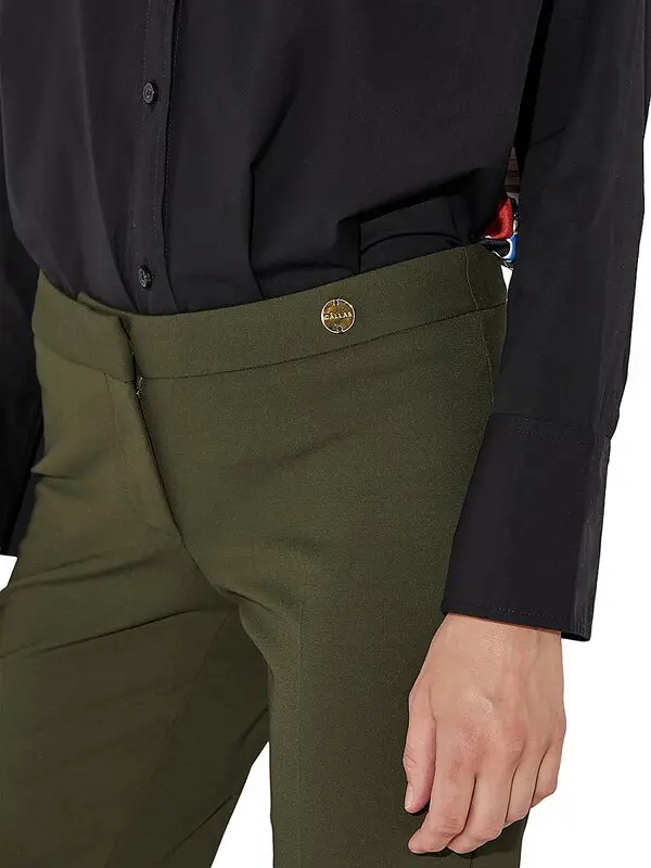 CALLAS MILANO Jules Stretch Jersey Fit And Flare Pants