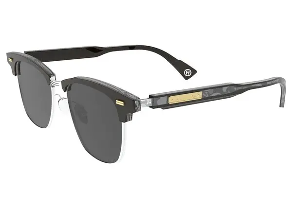 A BATHING APE X Mmj Bmj004 Sunglasses - Gray/gold