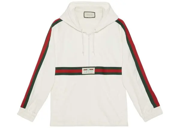 Gucci Cotton Canvas Windbreaker With Label