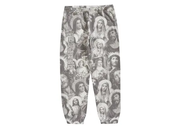 Supreme Jesus And Mary Sweatpant - Dark Grey