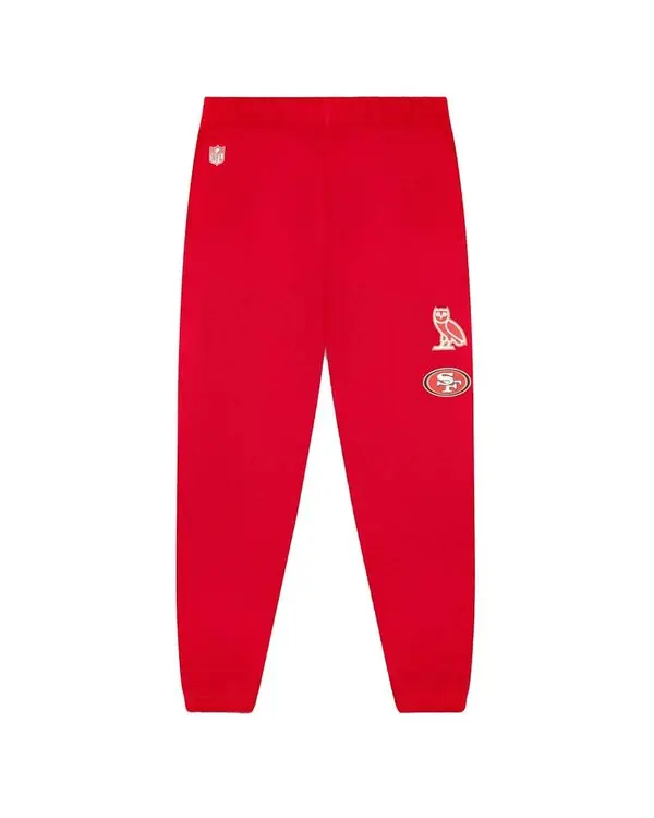 OVO X Nfl San Francisco 49ers Sweatpant - Red