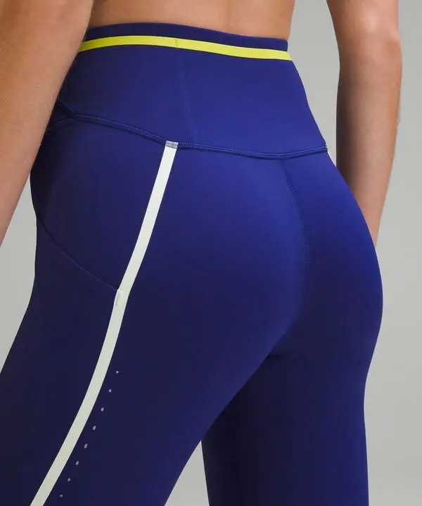 Lululemon Fast And Free High-rise Leggings 25" Colour Block