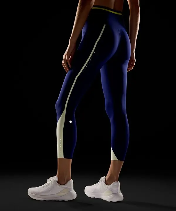 Lululemon Fast And Free High-rise Leggings 25" Colour Block