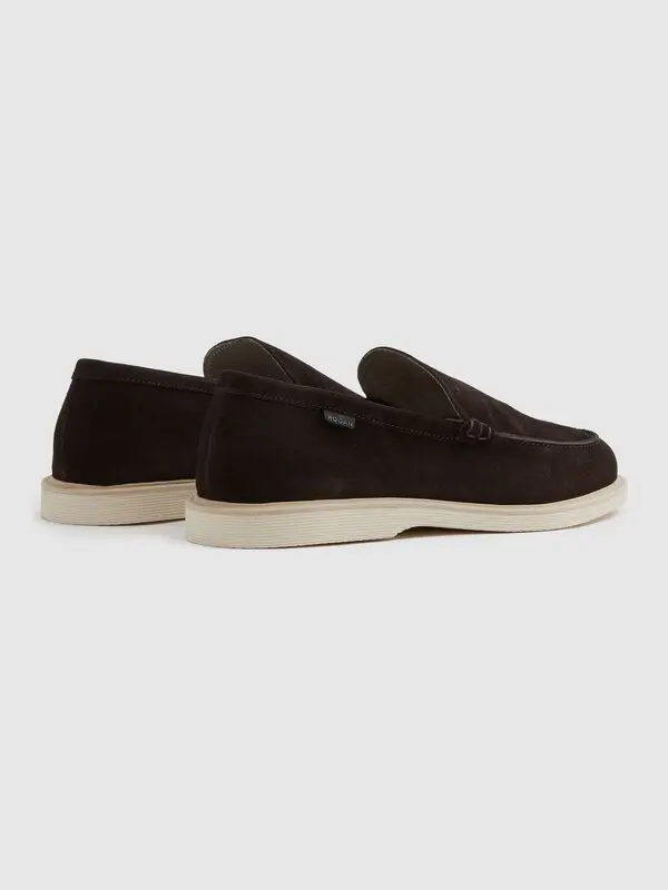 Hogan Suede Loafers - Brown