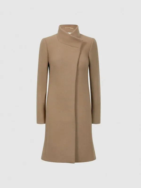 REISS Mia Wool-blend Wrap Coat