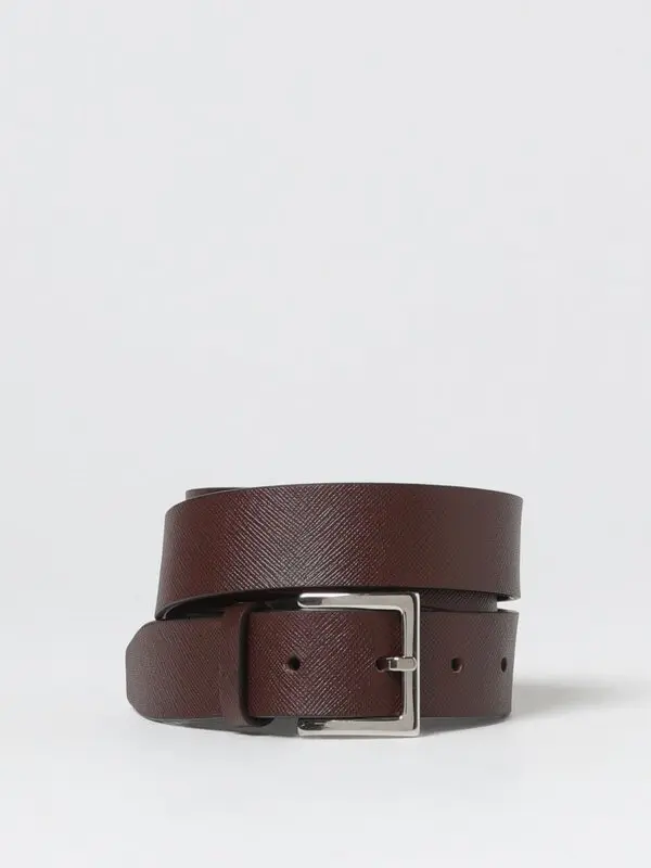 ORTIGNI Leather Belt - Dark