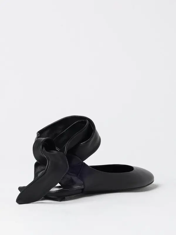 Attico Ballet Flats - Black