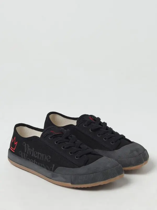 スニーカー VIVIENNE WESTWOOD Men Sneakers Black 7502005EMW00QS C401 Vivienne Westwood Sneakers In Black - 10% Off | Editorialist