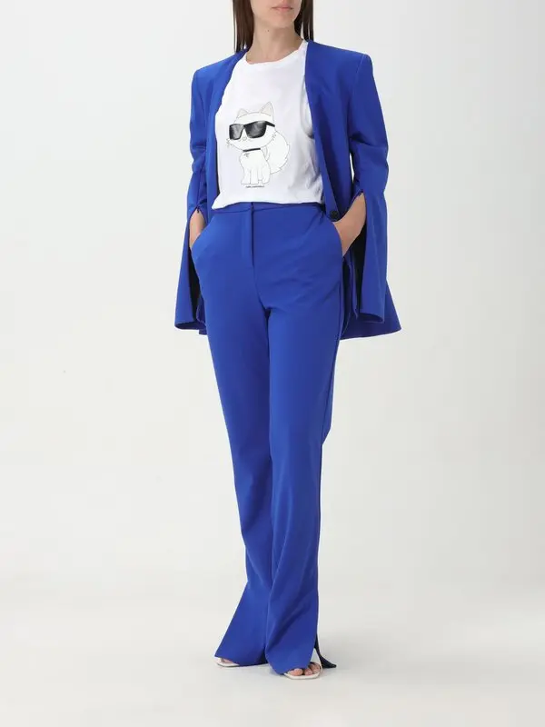 Karl Lagerfeld Tailored Wide Leg Pants