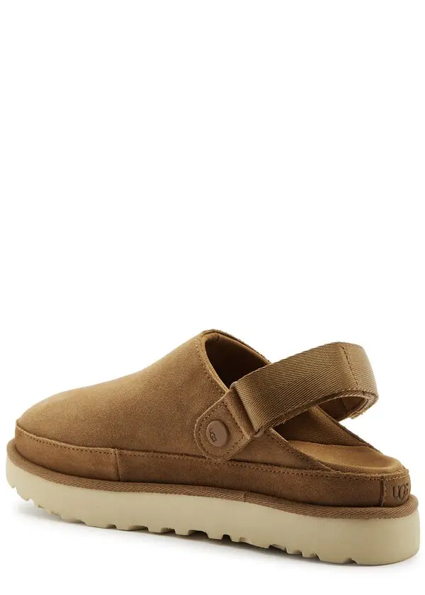 UGG Goldenstar Suede Clogs - Beige