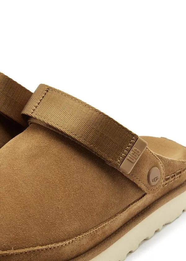 UGG Goldenstar Suede Clogs - Beige