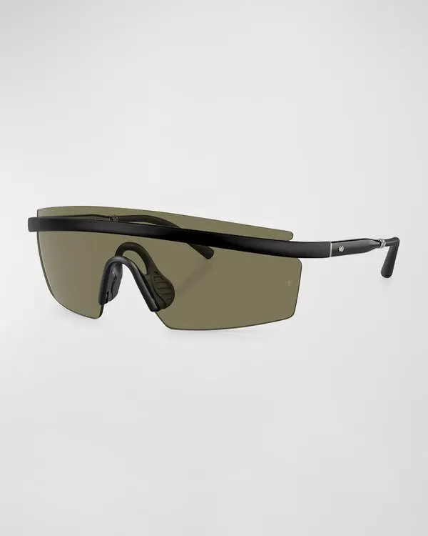 OLIVER PEOPLES X FEDERER R-4 Shield Sunglasses - Matte Black
