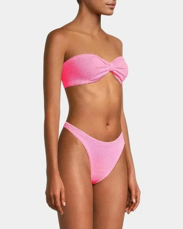 Hunza G Jean Two-piece Bikini Set - Bubblegum