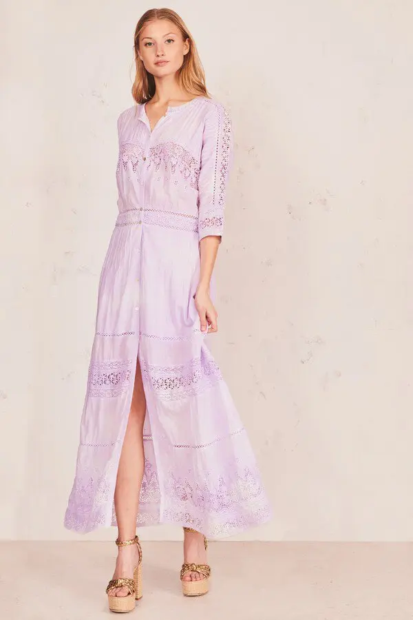 Loveshackfancy Beth Cotton Midi Dress In White - 50% Off | Editorialist