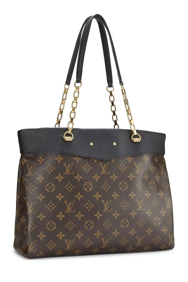 LOUIS VUITTON Monogram Canvas Pallas Shopper - Brown